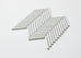 Antique White Gloss Kit Kat Herringbone Mosaic Tile - Mosaic Mode